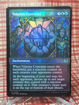 Tolarian Contempt NM/M* SHOWCASE FOIL March Of The Machines U0058 | eBay