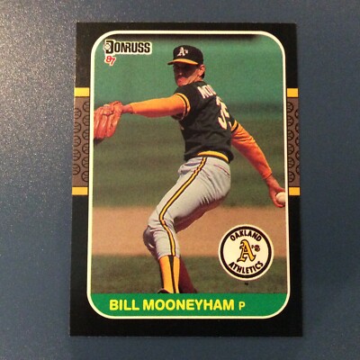 1987 Donruss #302 Bill Mooneyham Oakland Athletics | eBay