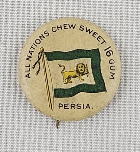 Early 1900s Wrigleys All Nations Chew Sweet 16 Gum Series Persia ...