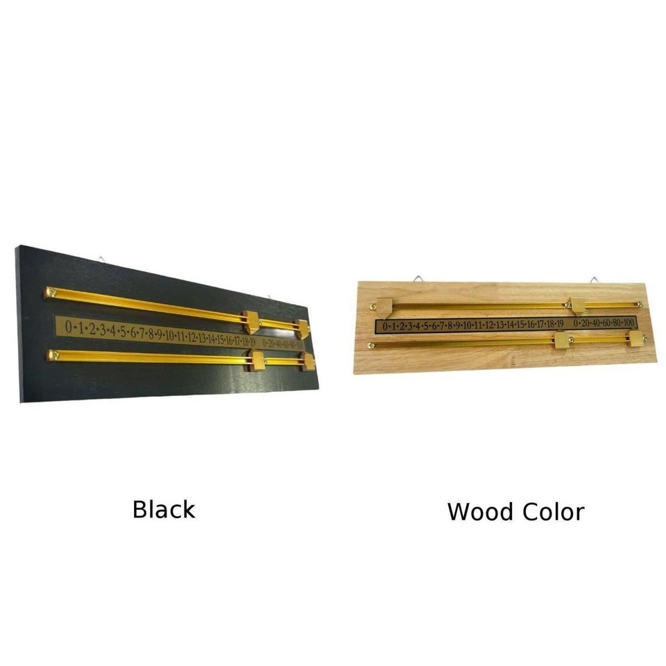 Klassischer Stil zweispurige Billard Anzeigetafel Massivholz 45 x 15 x ...