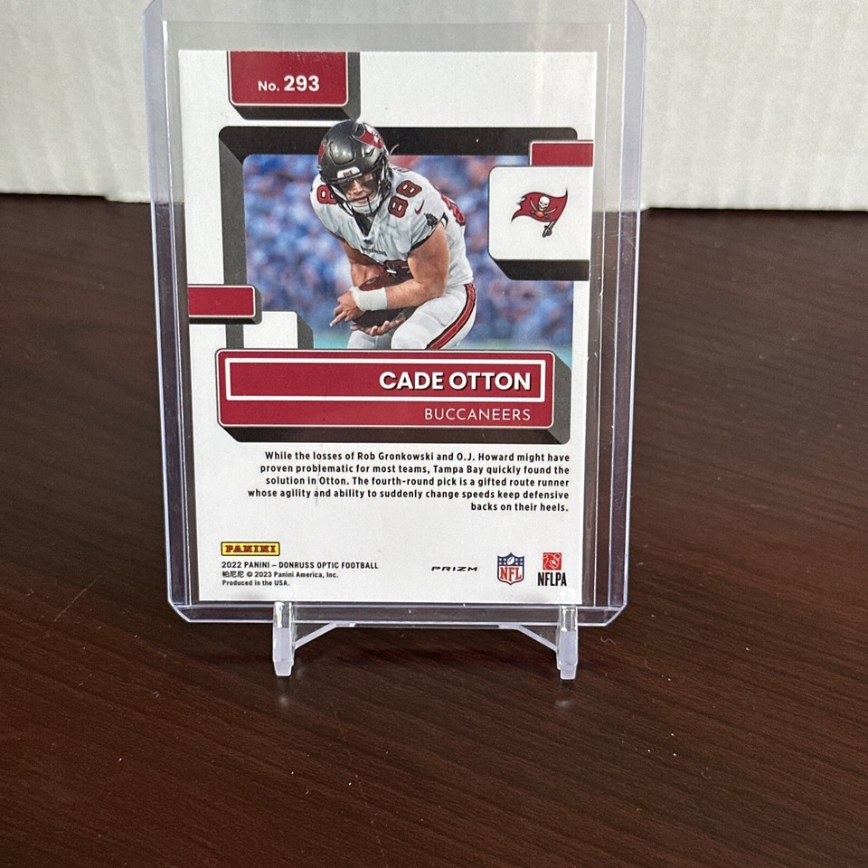 2022 Cade Otton Donruss Optic Rated Rookie Pink Prizm #293 Tampa Bay ...