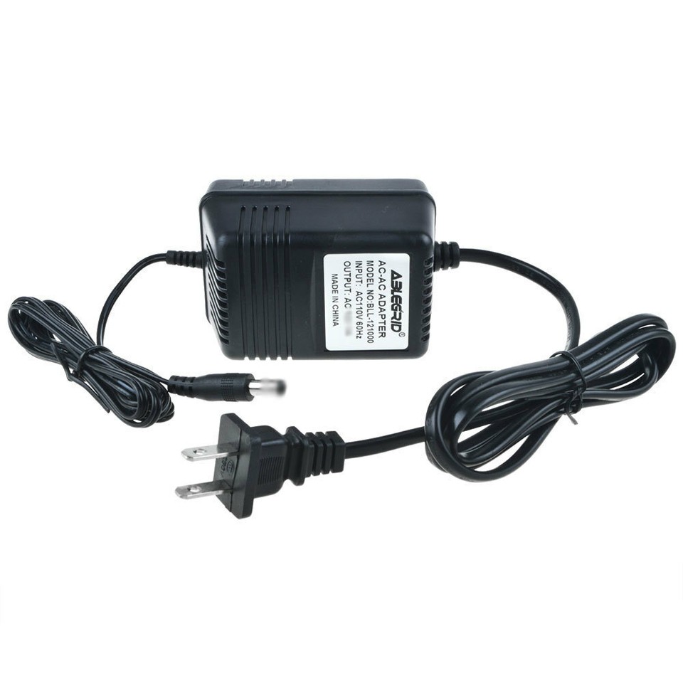 12V AC-AC Adapter Power Supply for Numark M2 M3 M4 DJ Scratch Mixer ...