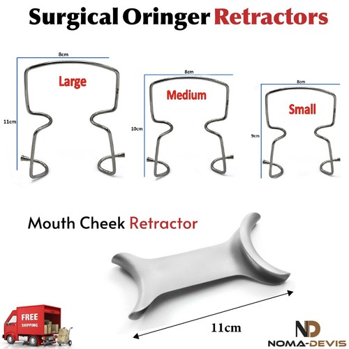 Oringer Mouth Opener Small Medium & Large Orthodontic Lip & Cheek ...