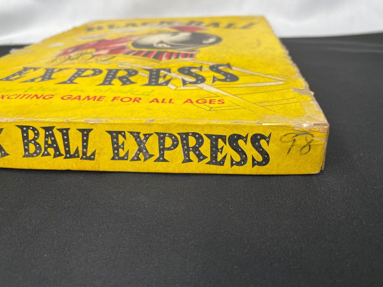 Vintage Black Ball Express Train Marble Game Scraper 1957 | eBay