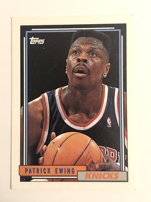 1992 TOPPS Patrick Ewing ERROR CARD #66! Extremely RARE Misprint! | eBay