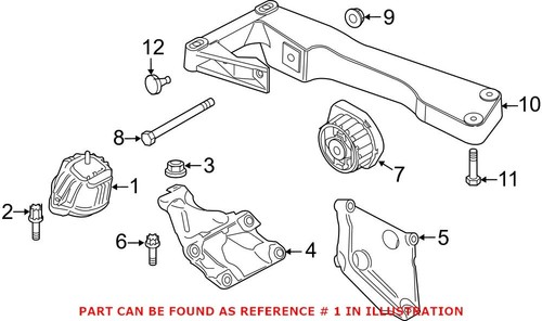 Genuine OEM Driver Left Engine Mount For BMW 22116868489 | eBay