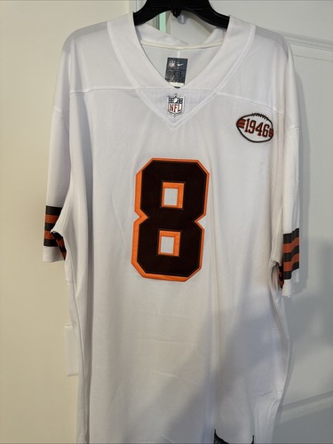 Cleveland Browns 1946 Alternate Nike NFL On Field Custom “Carter #8 ...