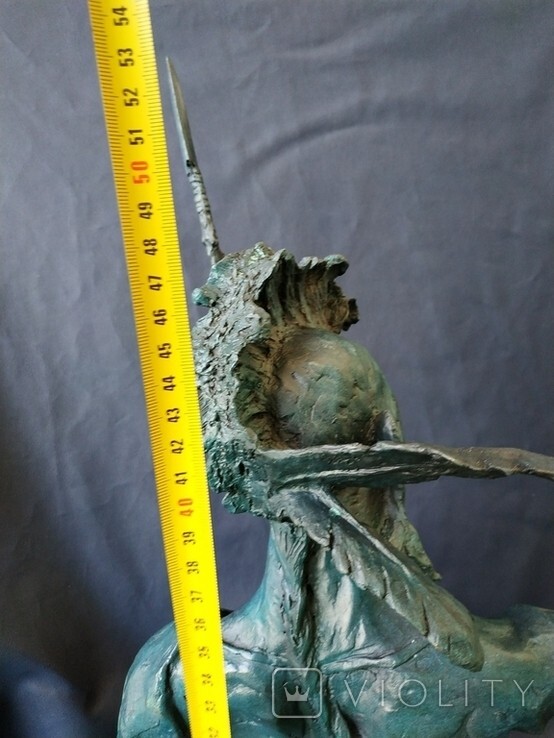 Indian Bust Native American Geronimo Chief Spear Bronze Statue ...