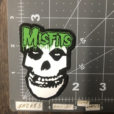 Glossy Misfits Music Humor Sticker For Toolbox Guitar Radio Hard Hat ...