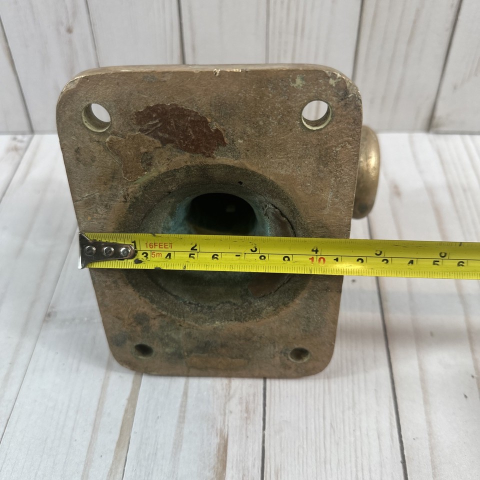 Vintage Marine Mooring Bollard Brass Cleat, Post, 4.5" X 6" Base | eBay