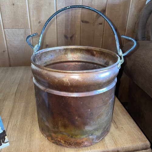 Vintage Antique French Hammered Copper Cooking Cauldron Gypsy Pot ...