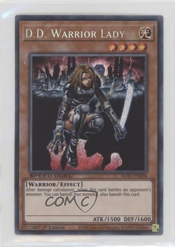 2022 Yu-Gi-Oh! Speed Duel GX: Academy Box 1st Edition SCR DD Warrior ...