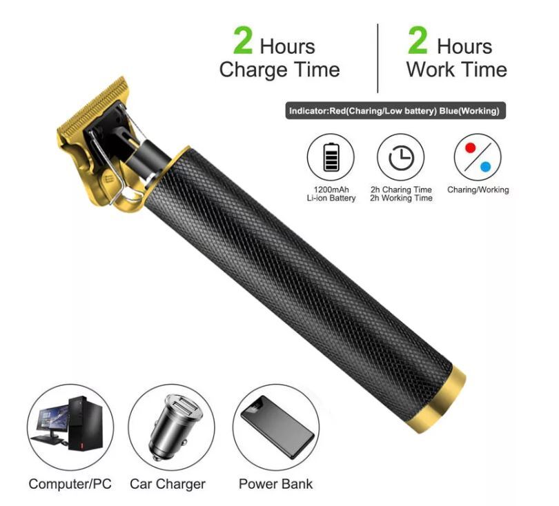 Rechargeable Hair Clippers Cordless Trimmer Shaving Machine Cutting ...