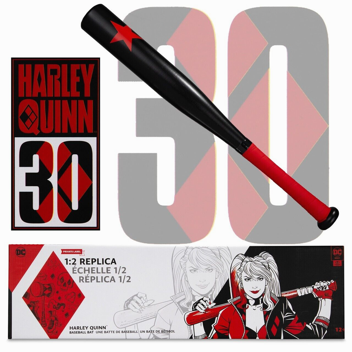 Harlequin Baseball Bat