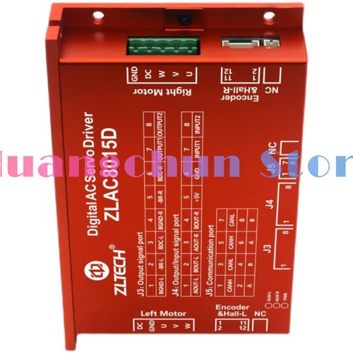 1PC ZLAC8015D One-two wheel servo motor drive controller CANopen/RS485 ...