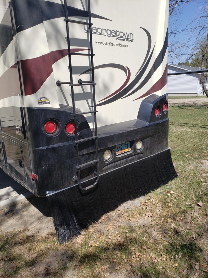 Motorhome RV Brush Shield Splash Guard Bumper Mount for Protect Towing ...
