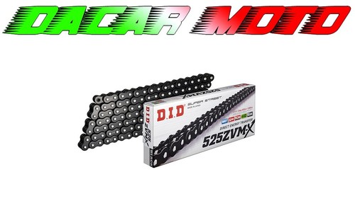 Chain DID 525ZVM-X Black - Length: 120 links with rivet joint (ZJ) | eBay