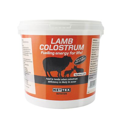 Nettex Lamb Colostrum An easy mix colostrum blend. Formulated for ...