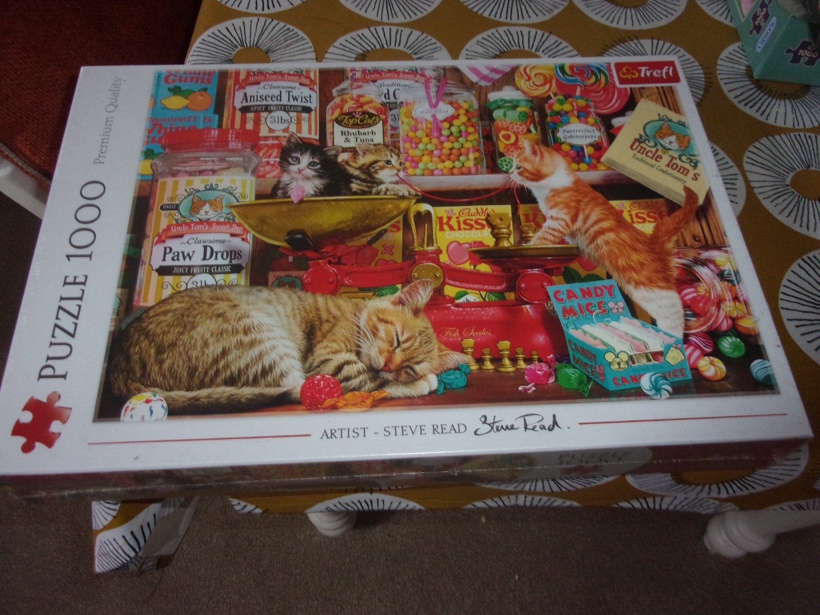 CAT'S SWEETS BY STEVE READ - TREFL 1000 PIECE JIGSAW PUZZLE BRAND NEW ...