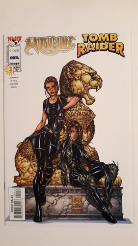 Witchblade Tomb Raider 1 (Two Different Covers) & Wizard 1/2 Top Cow ...
