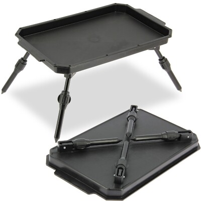 Fishing Bivvy Bait Table Adjustable Legs Plastic Lightweight Carp ...