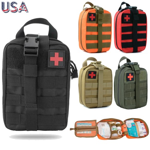 Tactical EMT Rip Away MOLLE First Emergency Aid Combat Medical Tool Kit ...