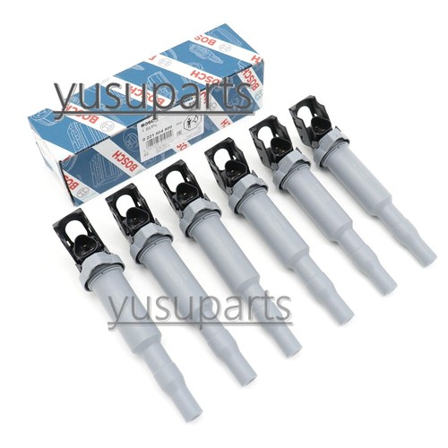 6x Bosch Direct Ignition Coils For BMWE82 F30 E90 E92 E93 330xi X3 X6 ...