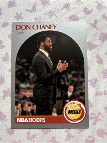 1990-91 NBA Hoops Set DON CHANEY COACH #314 HOUSTON ROCKETS ** MINT ...
