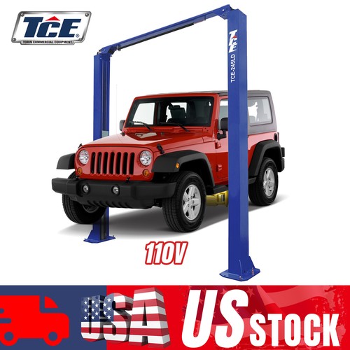TCE 10000lbs Clear-floor 2-post Car Lift with truck adapters, 110V ...