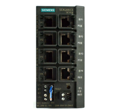 SIEMENS Scalance X208 Managed IE Switch 6GK5208-0BA10-2AA3 | eBay
