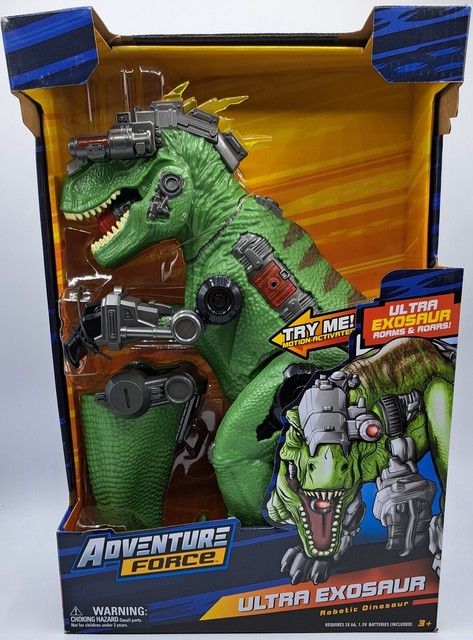 Adventure Force Ultra Exosaur Robotic Dinosaur Roams & Roars Motion ...