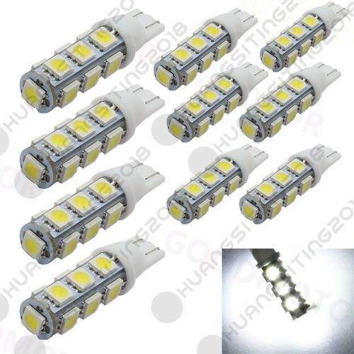 10 pcs, T10 Wedge 1.2W Bulb pure white LED for Malibu 12V DC Landscape ...