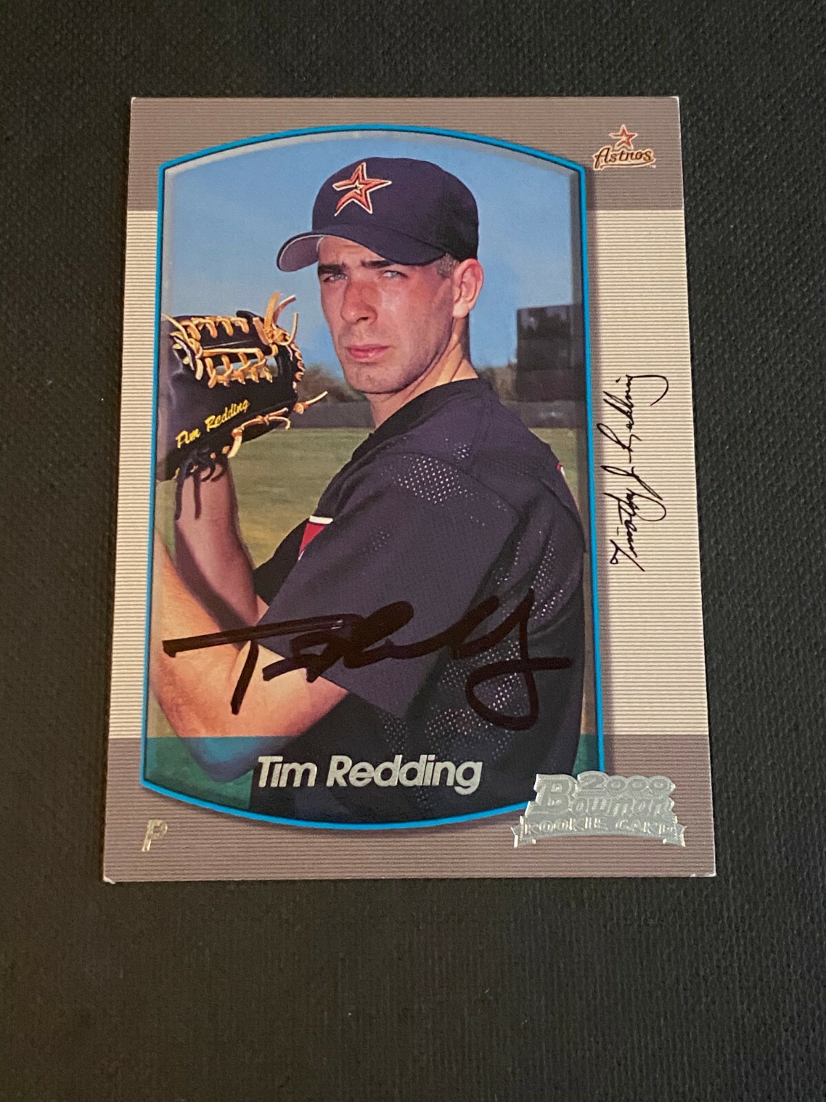 Tim Redding Signed 2000 Bowman Card Auto Houston Astros Autograph COA ...