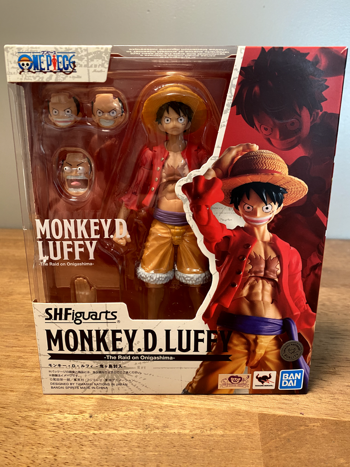 Monkey D. Luffy The Raid on Onigashima S.H.Figuarts (With custom haki ...