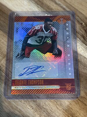 2019 Panini Illusions Signs Red /50 Deionte Thompson #RS-DET Rookie ...