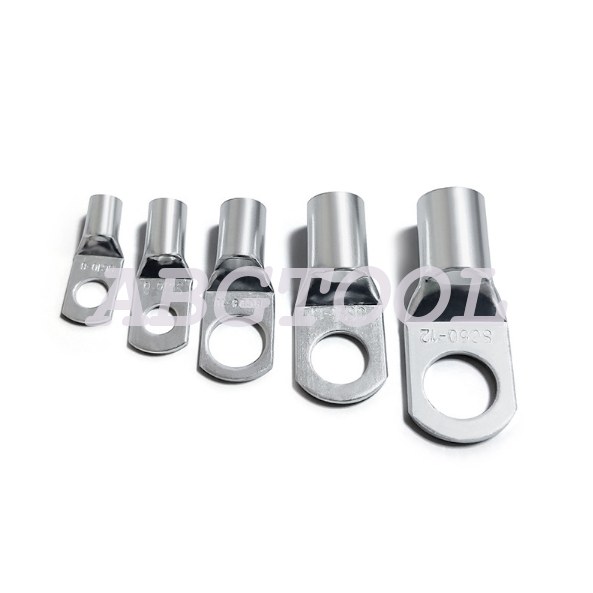 Battery Copper Crimp Terminals Cable Lug Eyelet Wire Ring Connector ...