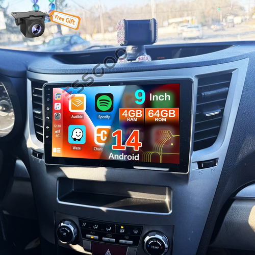 CarPlay For Subaru Outback Legacy 09-14 Android Car Stereo Radio Head ...
