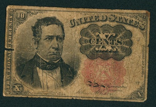 1874 10 Cents Fifth 5th Issue Fractional Note ** PAPER CURRENCY AUCTION ...