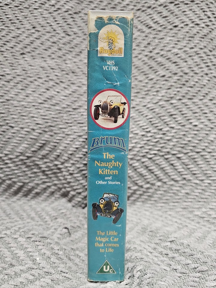 Brum And The Naughty Kitten VHS Video Tape 1995 BBC Ragdoll Magic ...
