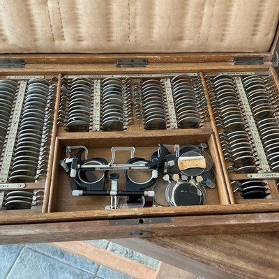 Vintage Optician/Optometrist/Opthalmologist Trial Lens Set Collectible ...