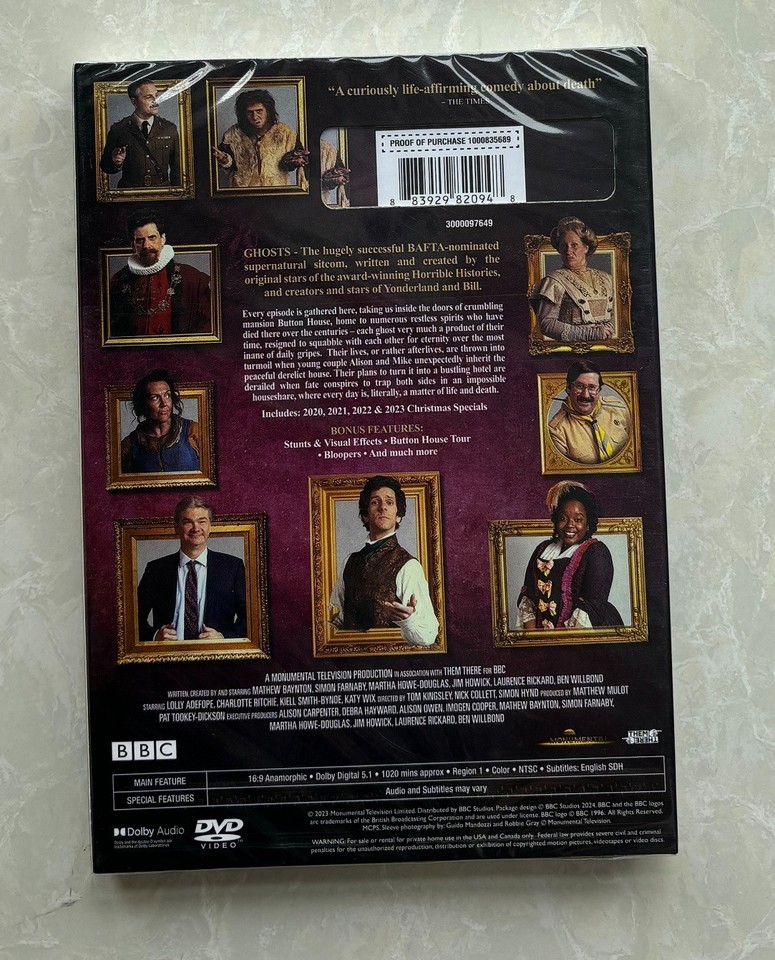 Ghosts: The Complete Series (DVD, 2024, 5-Disc Set) | eBay