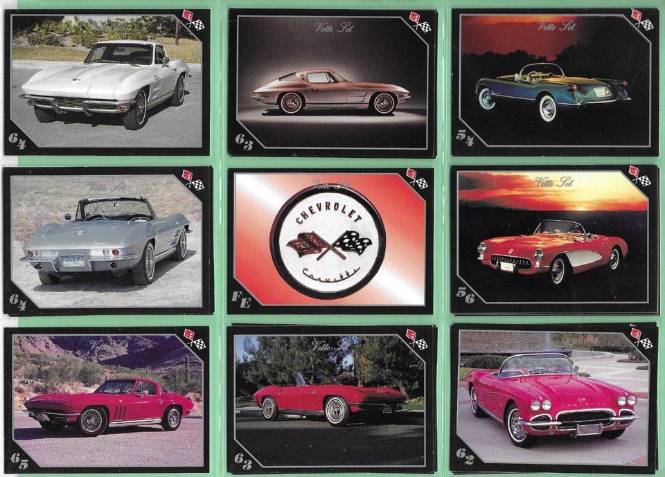 1991 Collect-A-Card Classic Corvette Cards ~ Pick Your Cards & Fill ...