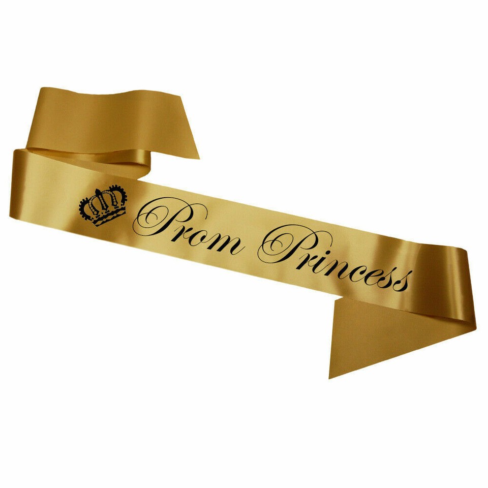 Prom Sashes Prince & Princess Sash Graduation Ball Leavers Do Party ...