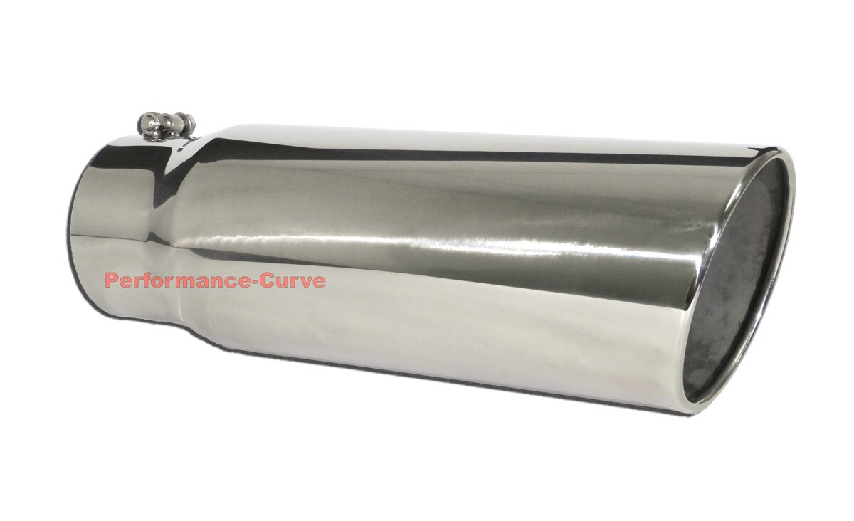 Diesel Stainless Steel Bolt On Exhaust Tip 5" Inlet - 6" Outlet - 18 ...