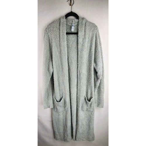 SKIMS NWOT Women's L/XL Grey plush cardigan Robe (missing Belt) soft ...