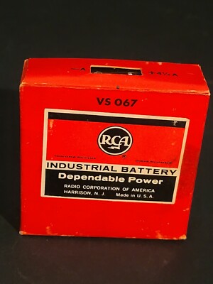 RCA Radio Battery No. VS 067 Vintage 1950s (A) | eBay