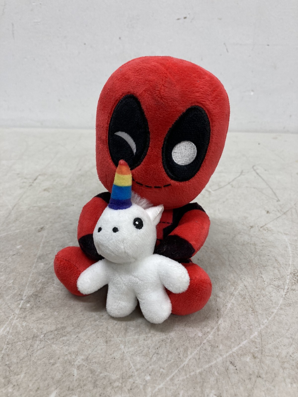 Marvel Deadpool with Unicorn Plush Hero 6 1/2” Figure Stuffed Animal ...