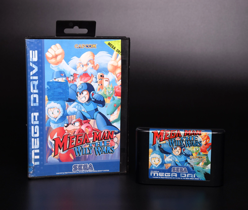 Mega Man The Wily Wars Sega Mega Drive PAL Sega Mega Drive Case & Cart ...