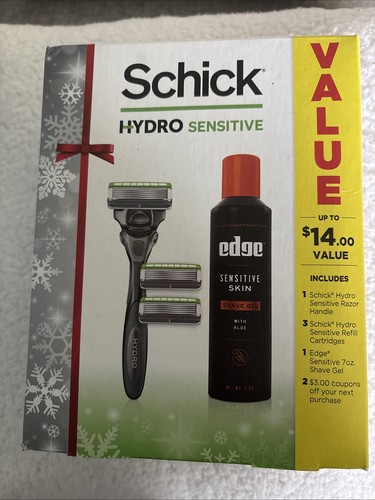 NEW Schick Hydro Sensitive Shave Gift Set Sealed Shower Kit ...