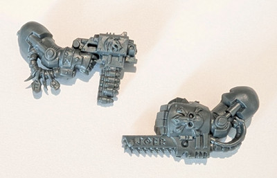 40k Space Wolves TERMINATOR STORM BOLTER & CHAINFIST Wolf Guard bits GW ...
